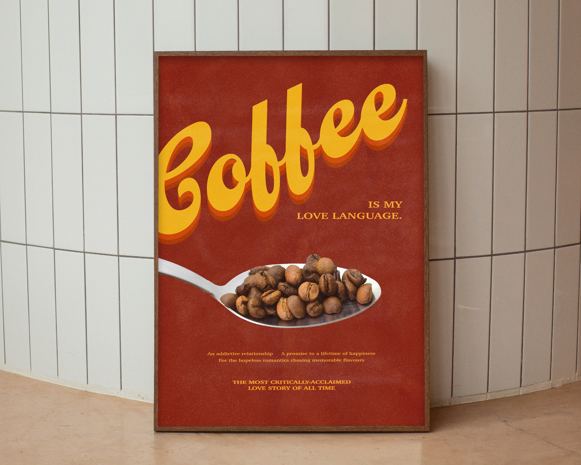 Retro Coffee Lovers Digital Poster-vintage Coffee Quotes (vintage ...