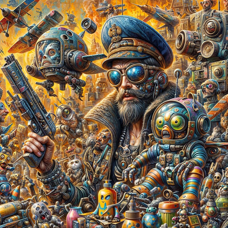 3 Digital Art , Sci-fi , Character, Portrait, Captain, Captain ...