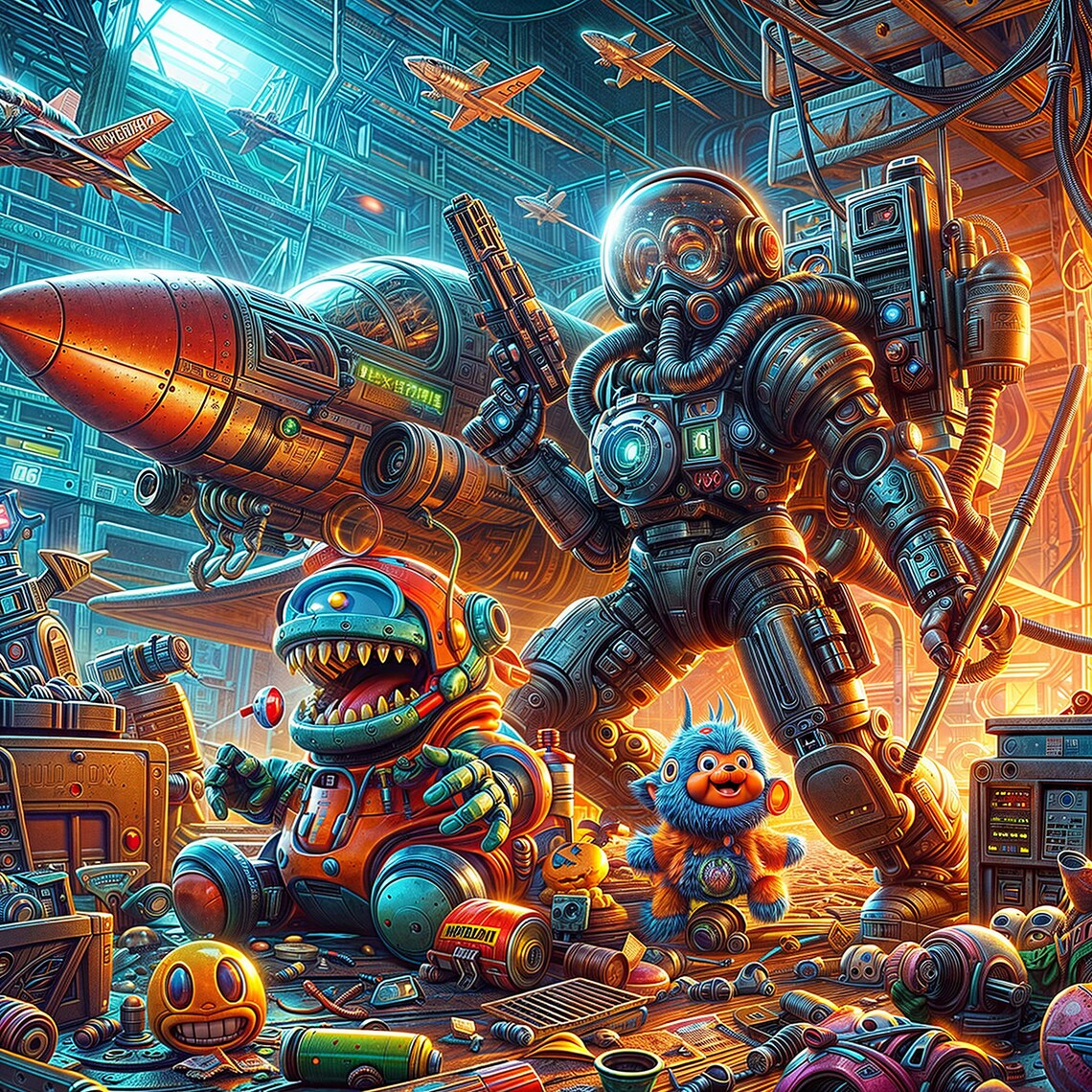 4 Digital Art , Sci-fi , Character, Portrait, Apocalyptic, Kid, Robot ...