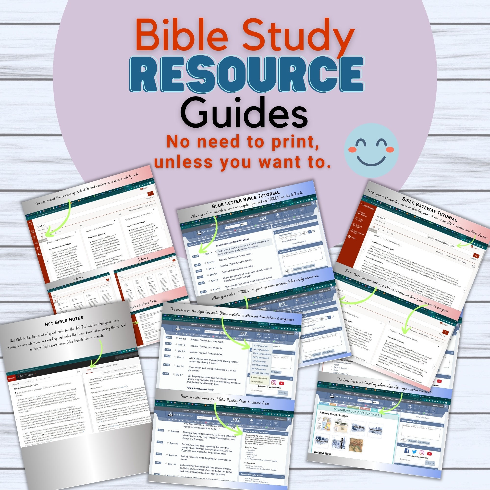 Printable Bible Study Notes Guide Bible Study Resources Scripture Gift ...