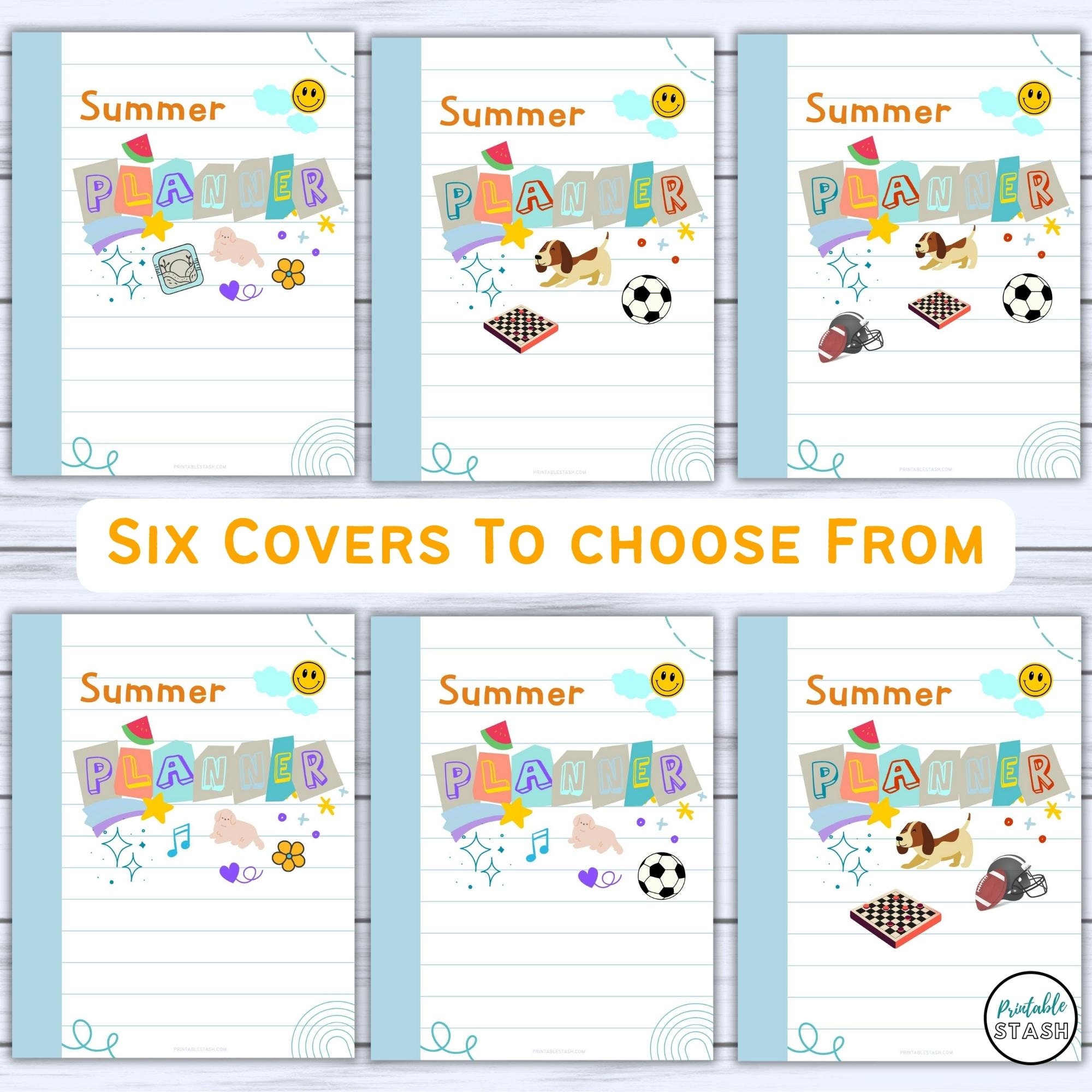 Summer Planner for Kids Bible Reading Plan Calendar Schedule Routine ...