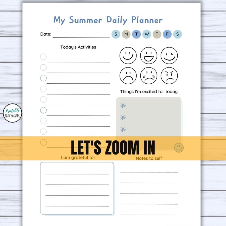 Summer Planner for Kids Bible Reading Plan Calendar Schedule Routine ...