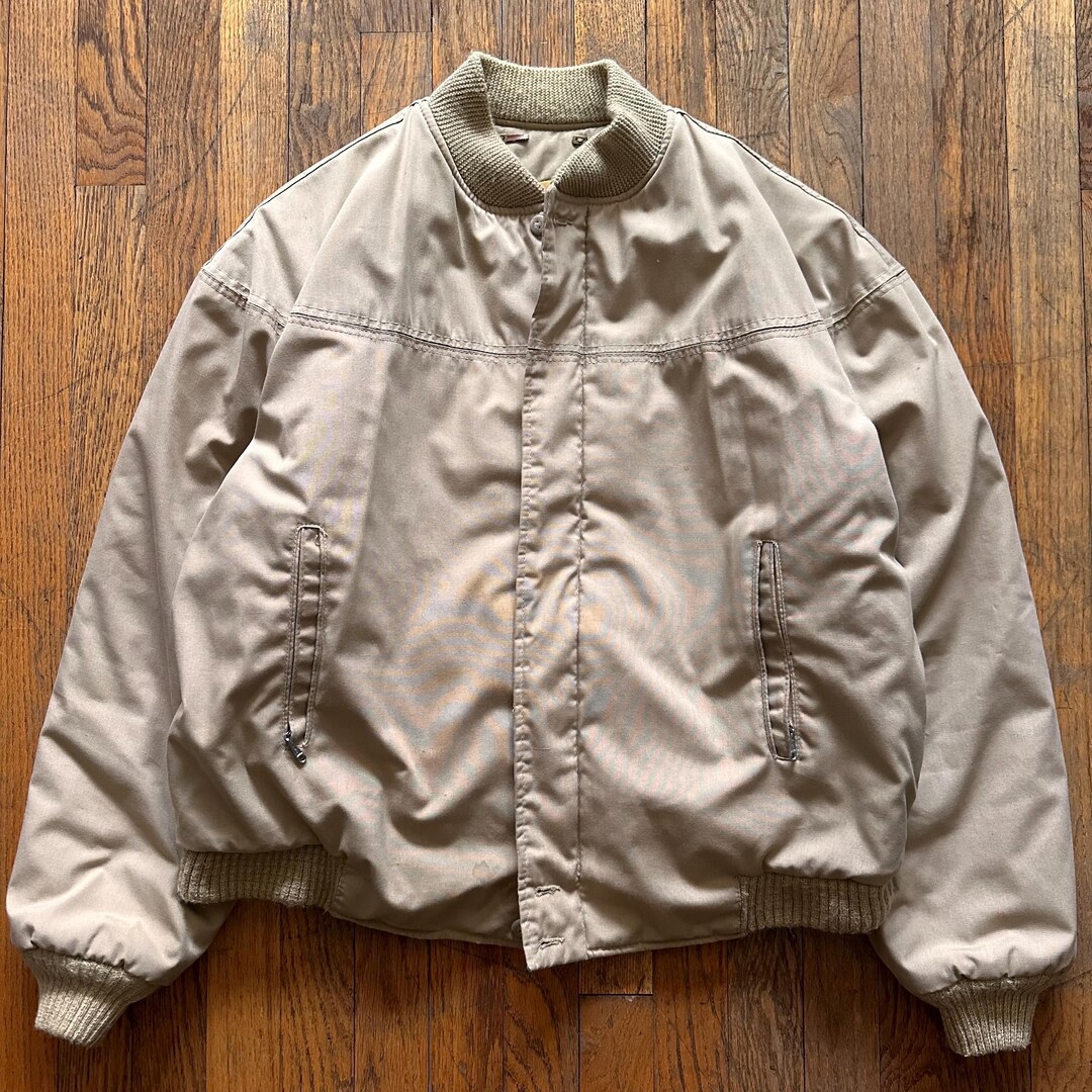 Vintage 70s Catalina Quilted Varsity Bomber Jacket Mens Size Large ...