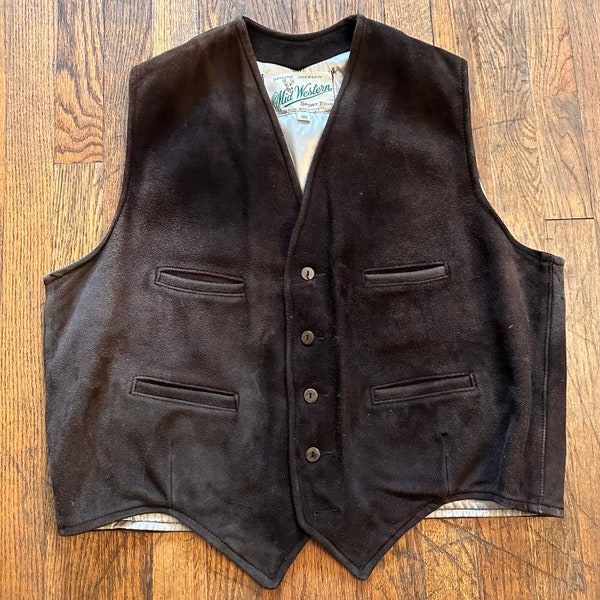 Deerskin Vest - Etsy