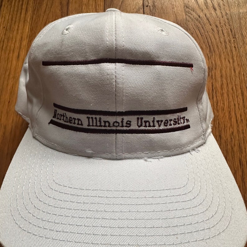 Vintage 90s Northern Illinois University College Snapback Hat Made in ...