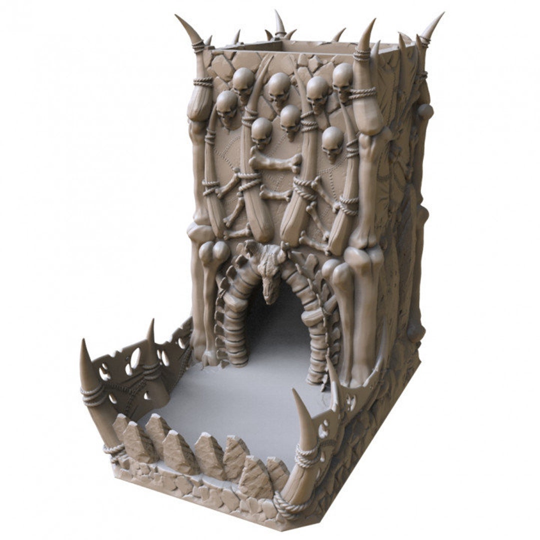 Ogre Dice Tower/ 3d Printed / Dicetower / D&d / Warhammer / Roleplay ...