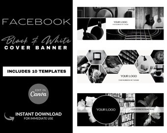Facebook Cover Banner • 10 Neutral Facebook Cover Templates • Social ...