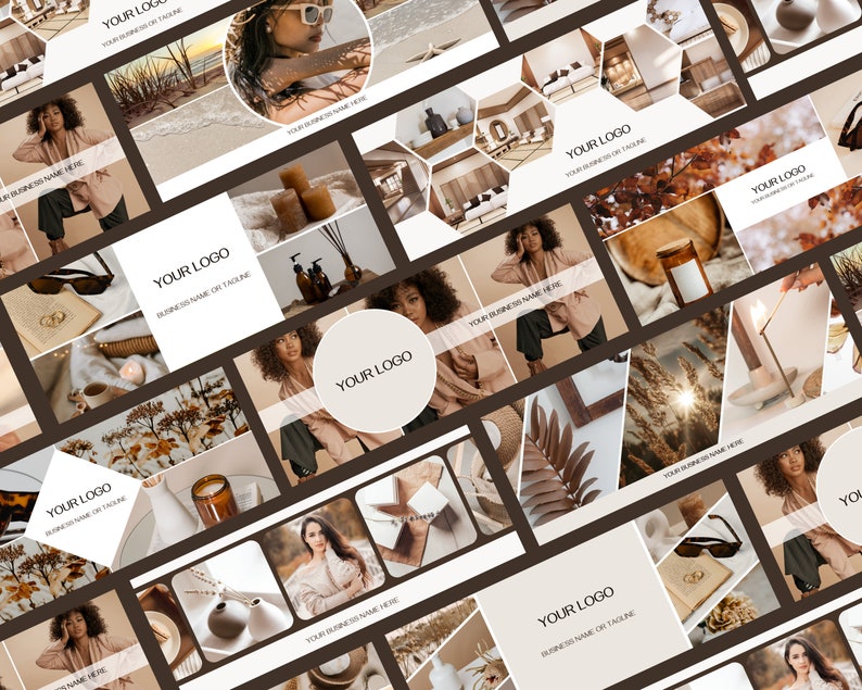 Facebook Cover Banner • 10 Neutral Facebook Cover Templates • Social ...