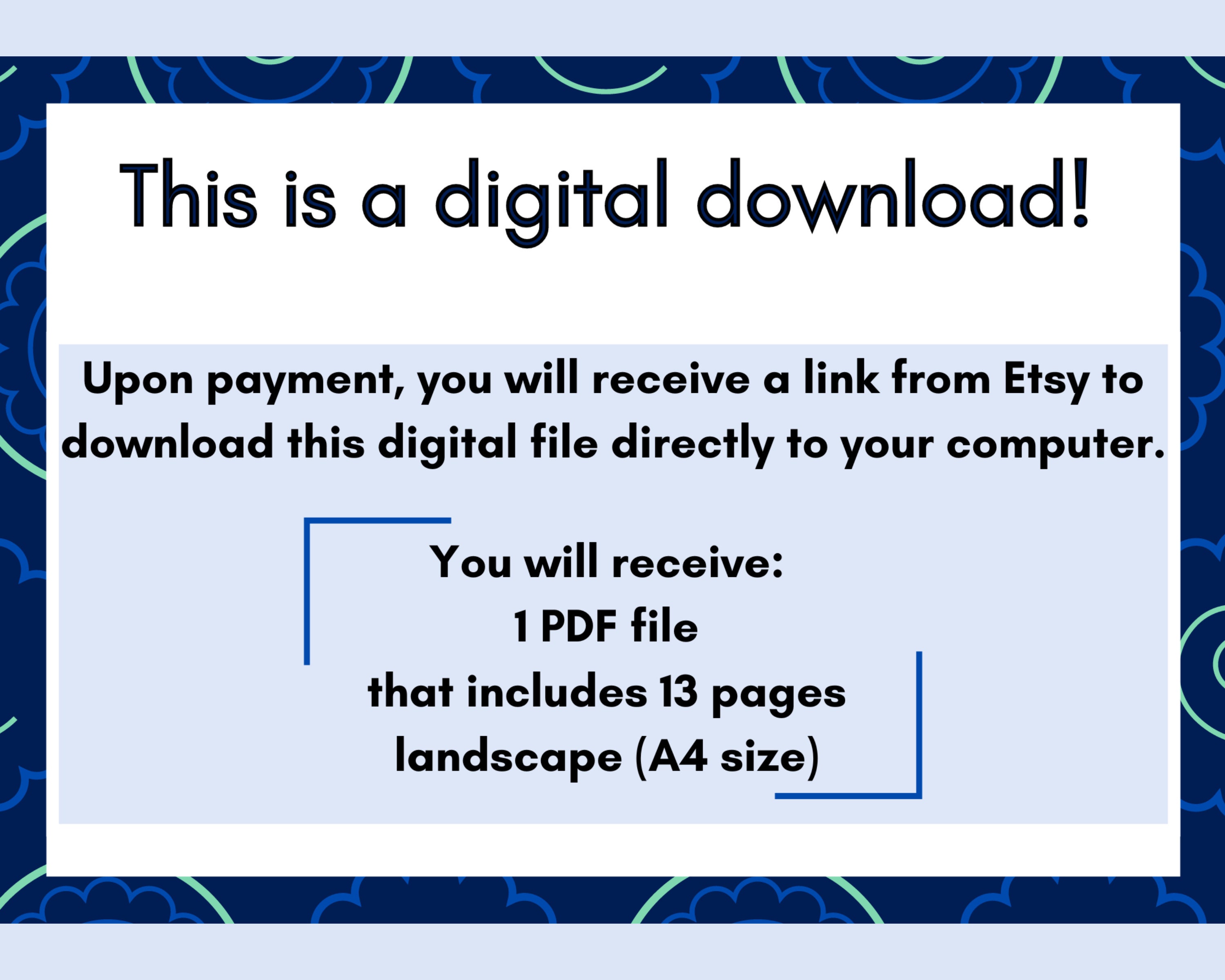 Checklist and Road Map for Students With Learning - Etsy UK