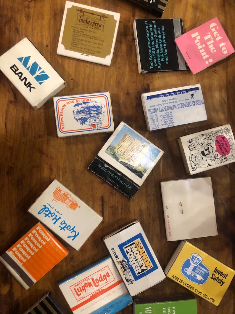 Vintage Matchbooks - Etsy Australia