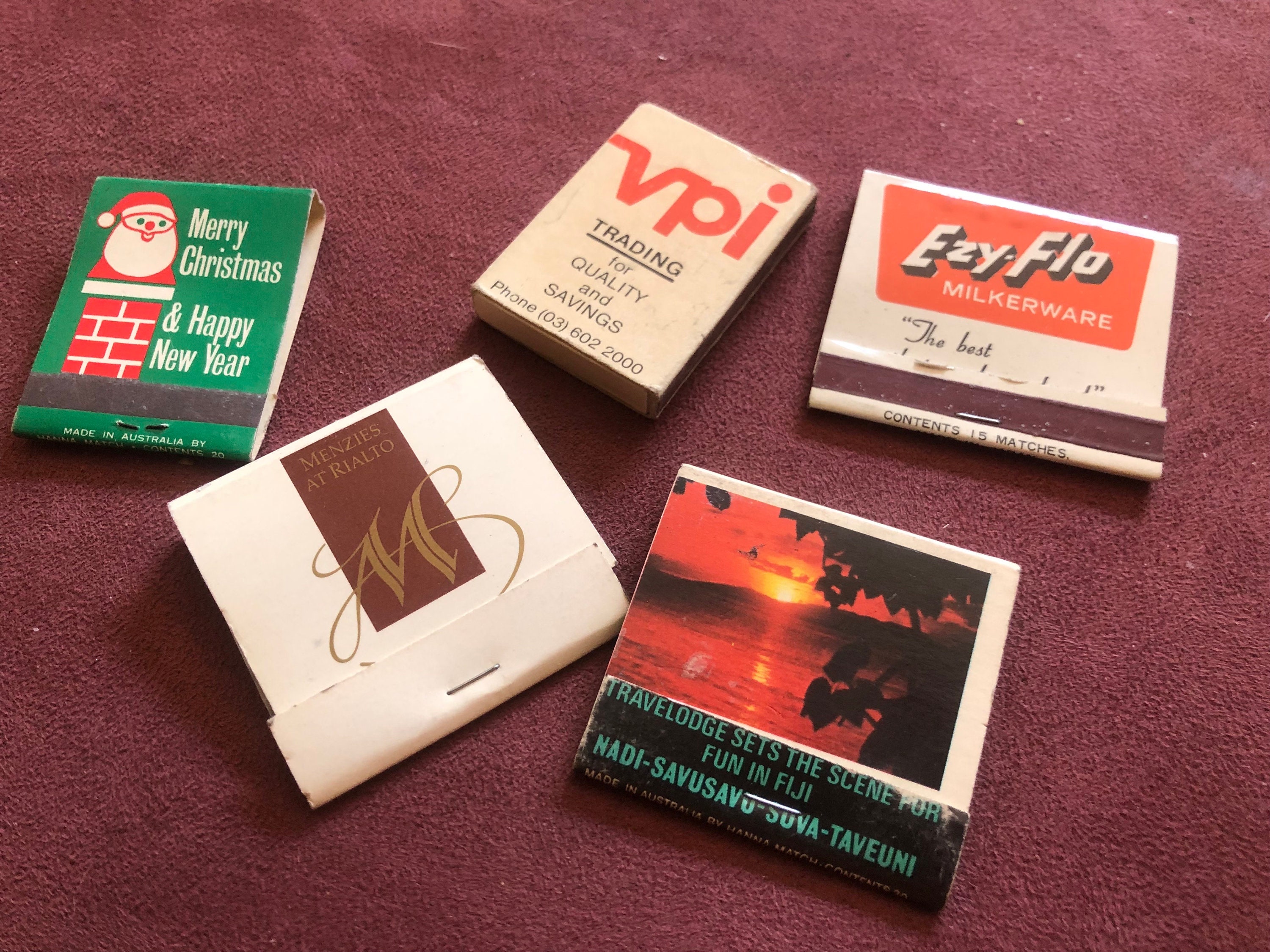 Vintage Matchbooks - Etsy