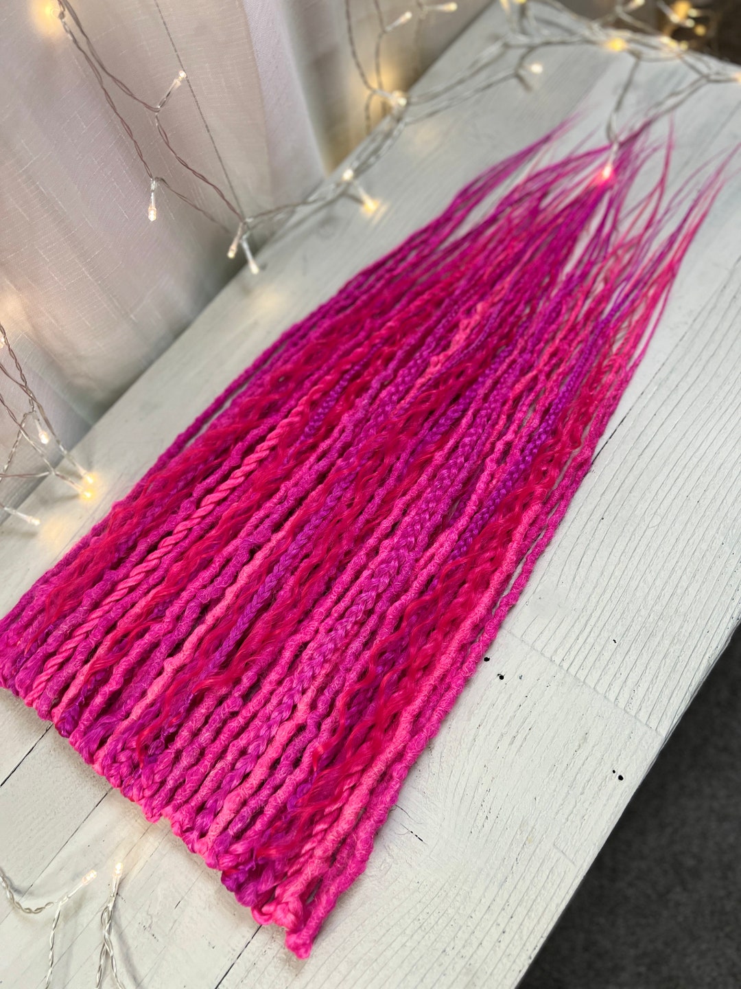 Synthetic Dreads 10 DE Double Ended Boho Cosplay Anime Set Bumpy ...