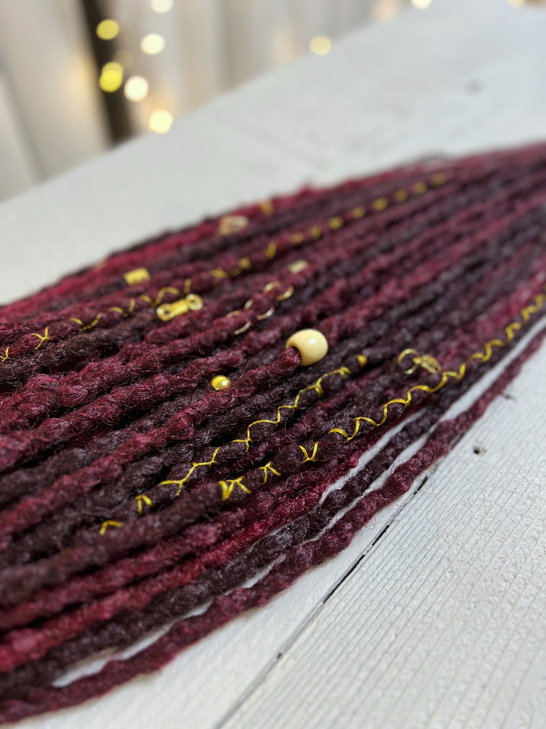 Synthetic Dreads Mini Set 5 or Set 25 DE Double Ended Boho Hippie Gypsy ...