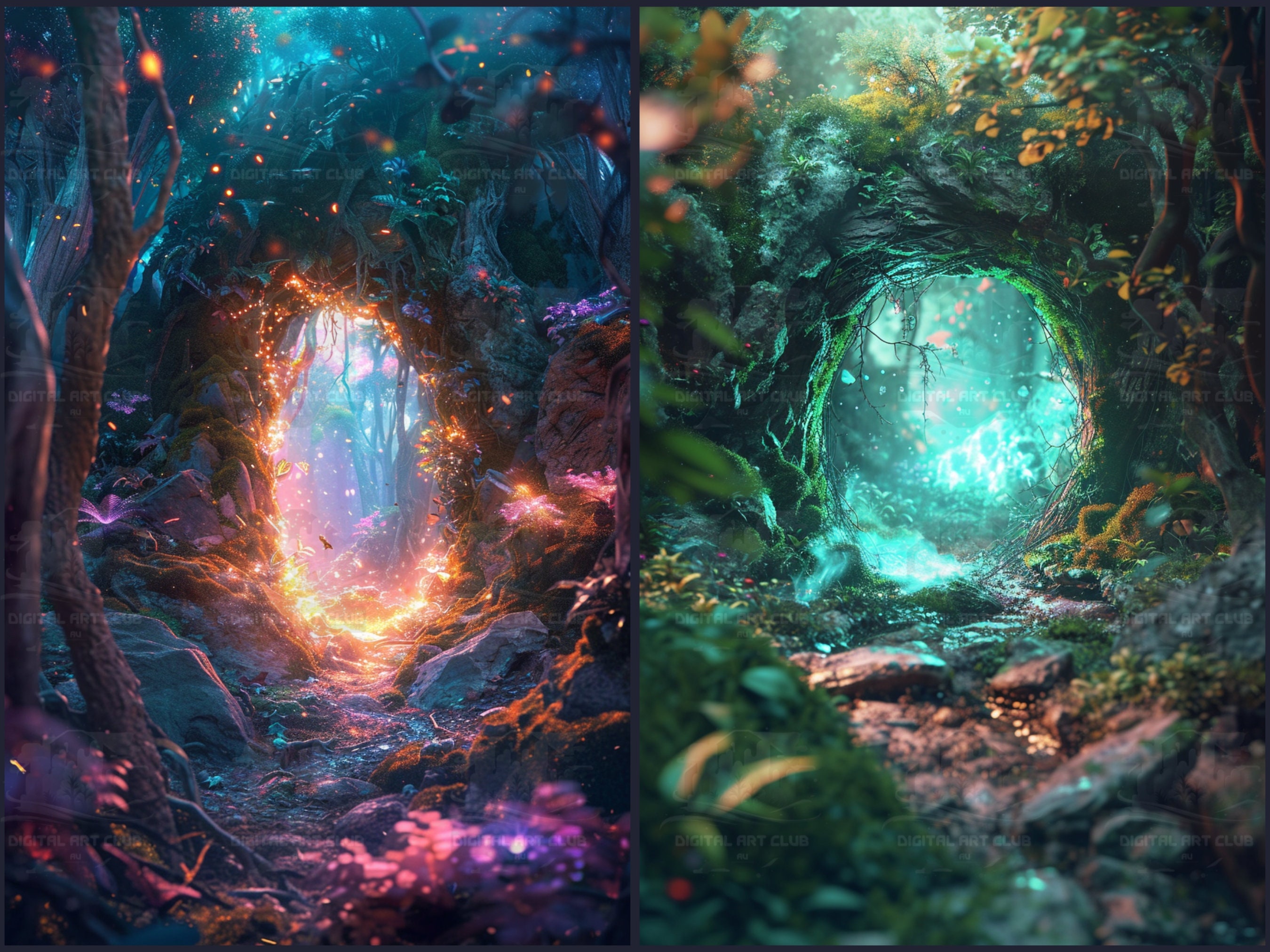 6 Magic Portal V2 Backdrops Overlays | Overlays for Photoshop | Studio ...