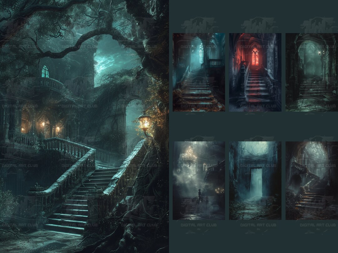 7 Darkness Academy V2 Backdrops Overlays | Overlays for Photoshop ...