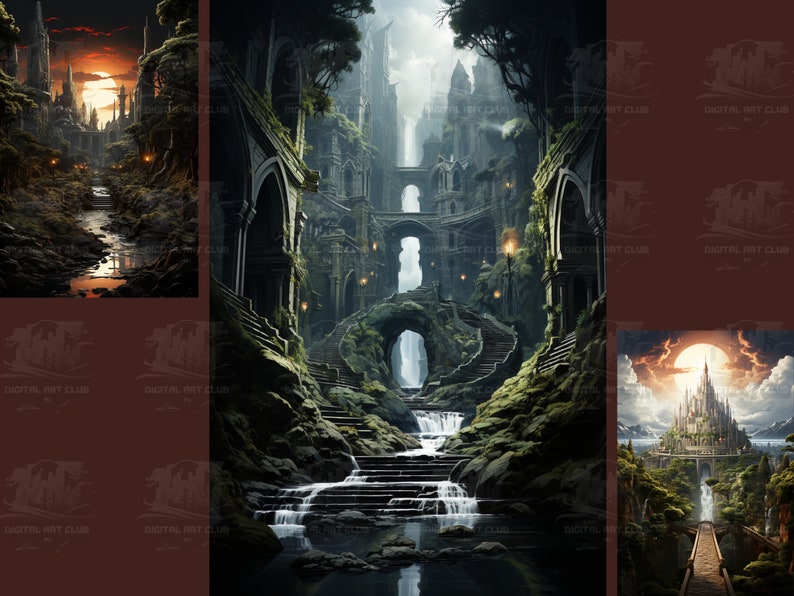 14 Mystic Land Backdrops Overlays | Overlays for Photoshop | Studio ...