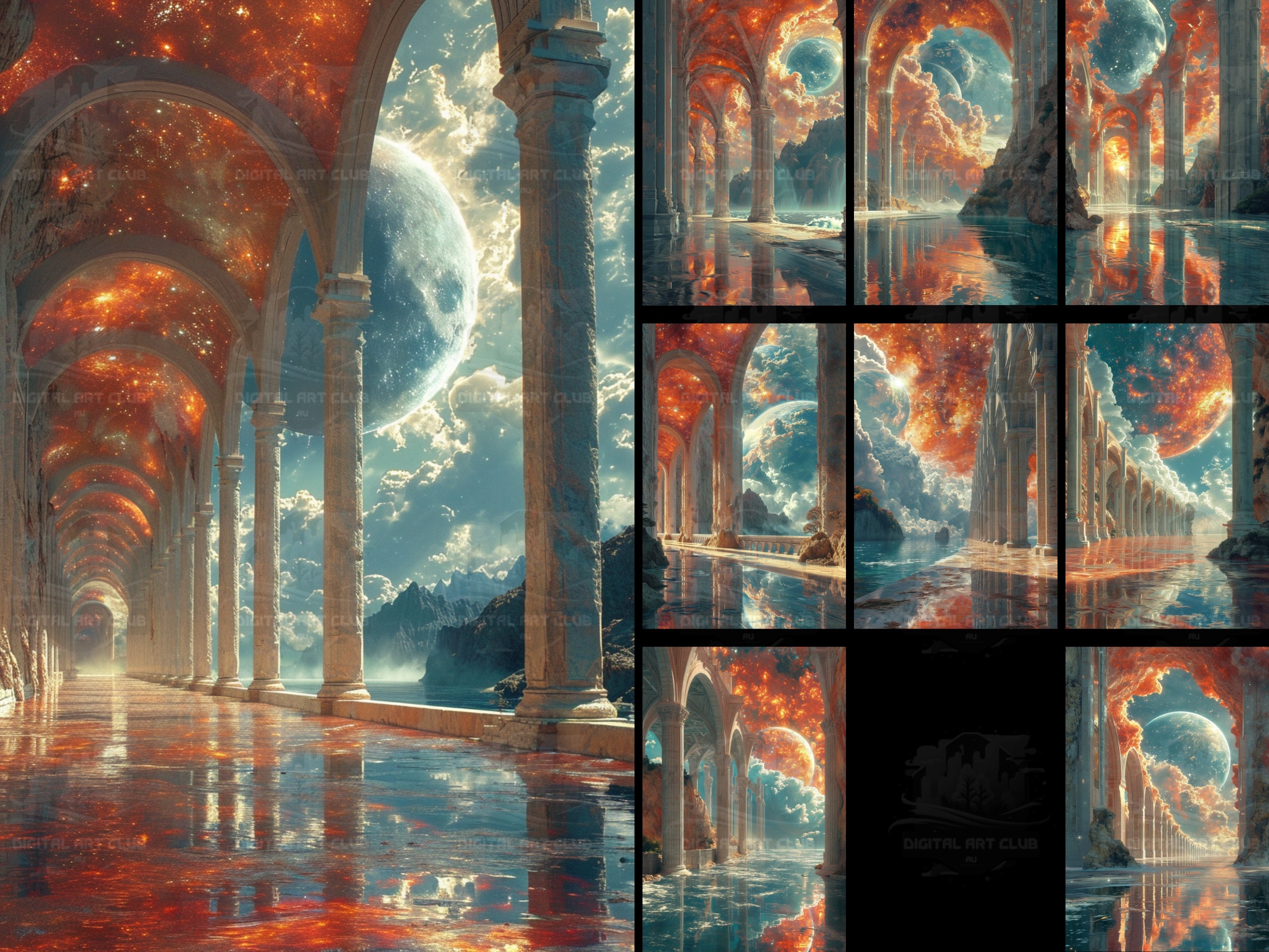 9 Fantasy Columns Backdrop Overlays | Overlays for Photoshop | Studio ...