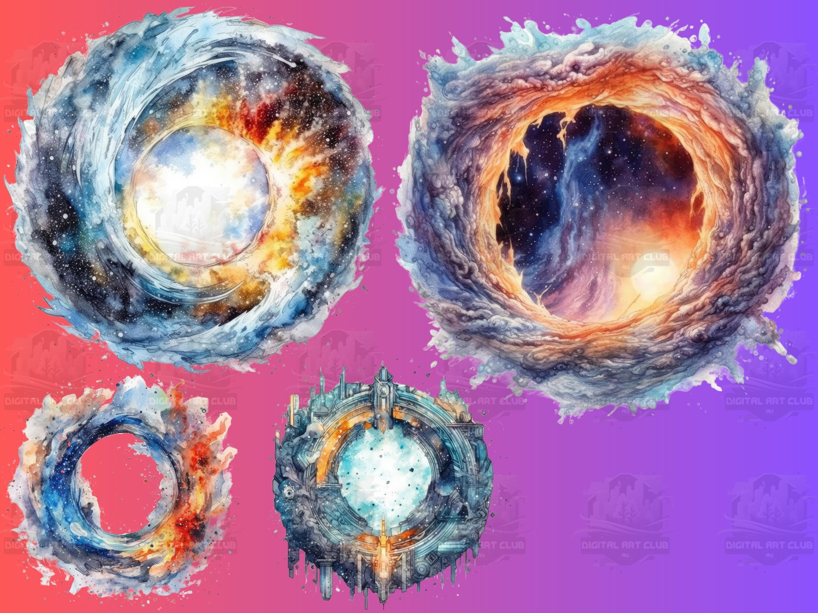 28 Magic Portal Clipart Fantasy Abstract Mystical PNG - Etsy