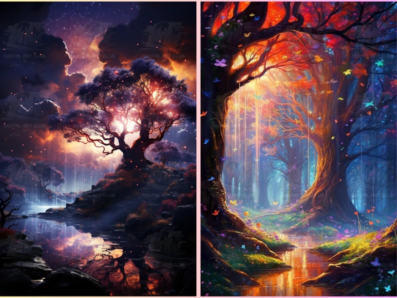 15 Fantasy Landscape Backdrops Overlays Overlays for Photoshop Studio ...
