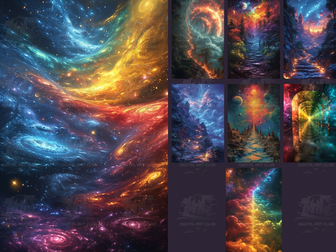 8 Multiverse Backdrops Overlays | Overlays for Photoshop | Studio ...