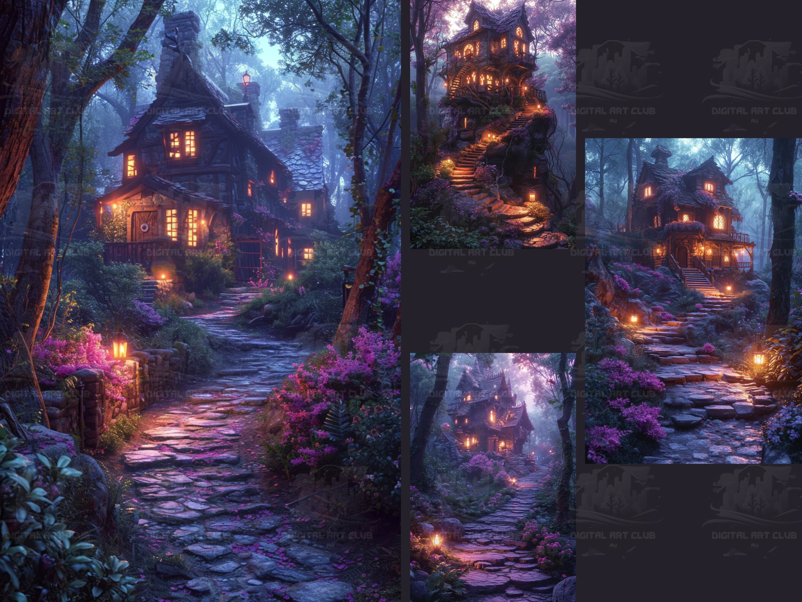 8 Purple House Backdrops Overlays | Overlays for Photoshop | Studio ...