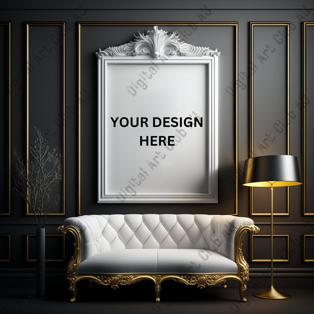 Frame Mockup - Portrait Style | Wall Art Mockup | Poster Mockup ...