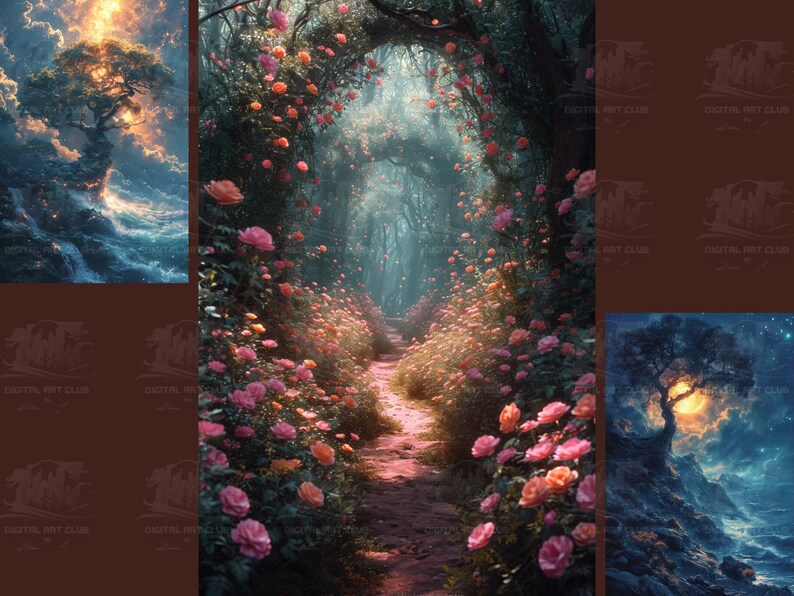 14 Mystic Land Backdrops Overlays | Overlays for Photoshop | Studio ...