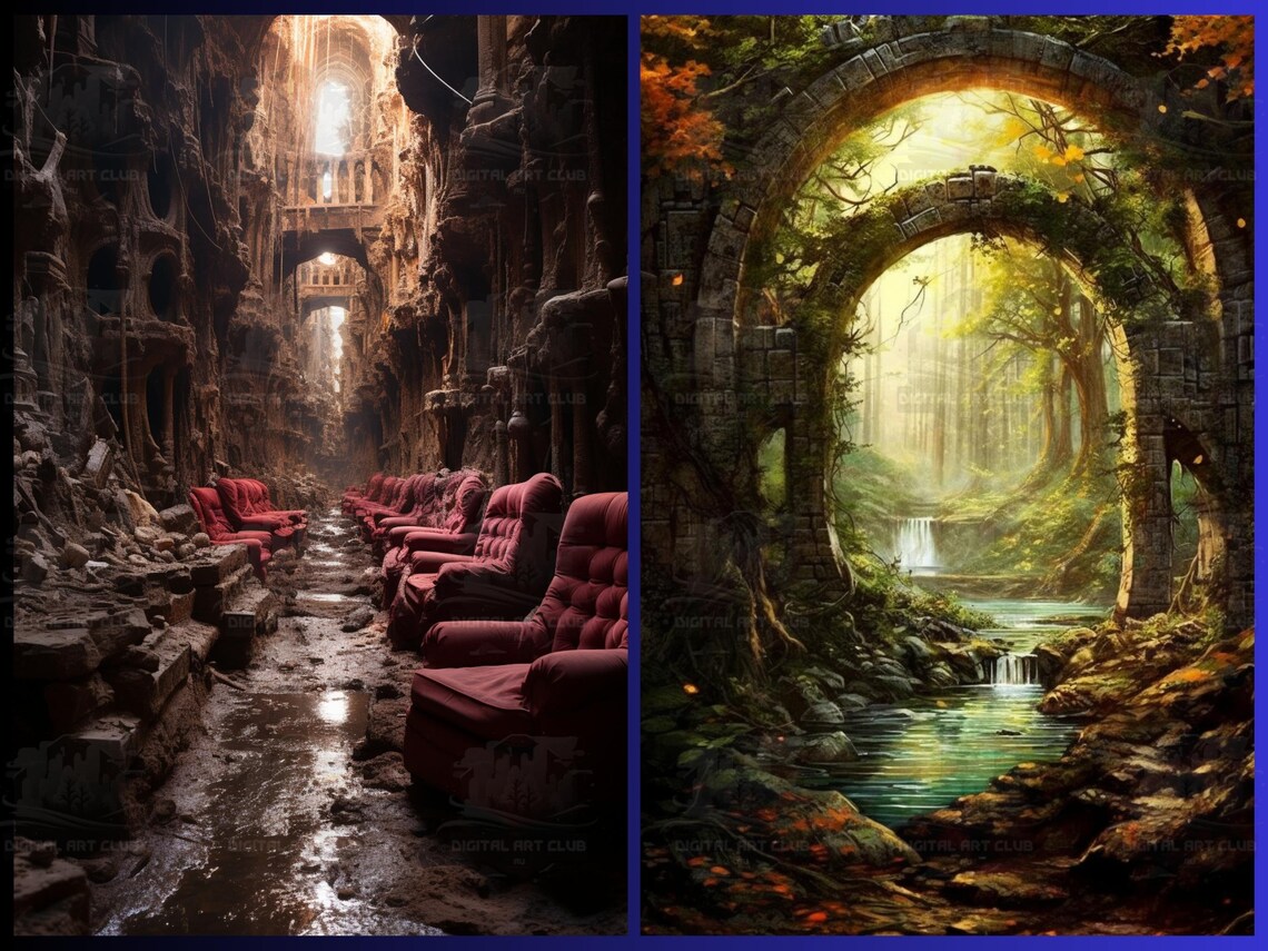 9 Ancient Ruins Backdrop Overlays | Overlays for Photoshop | Studio ...