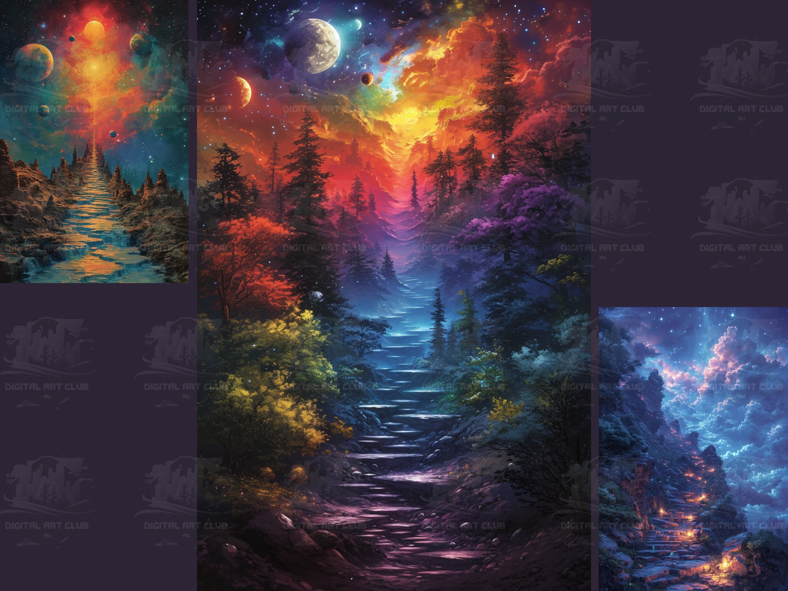 8 Multiverse Backdrops Overlays | Overlays for Photoshop | Studio ...