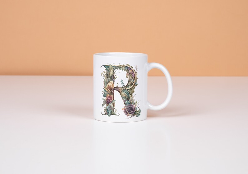 26 Watercolor Floral Alphabet Letters Clipart Magical, Fairy, Fantasy ...