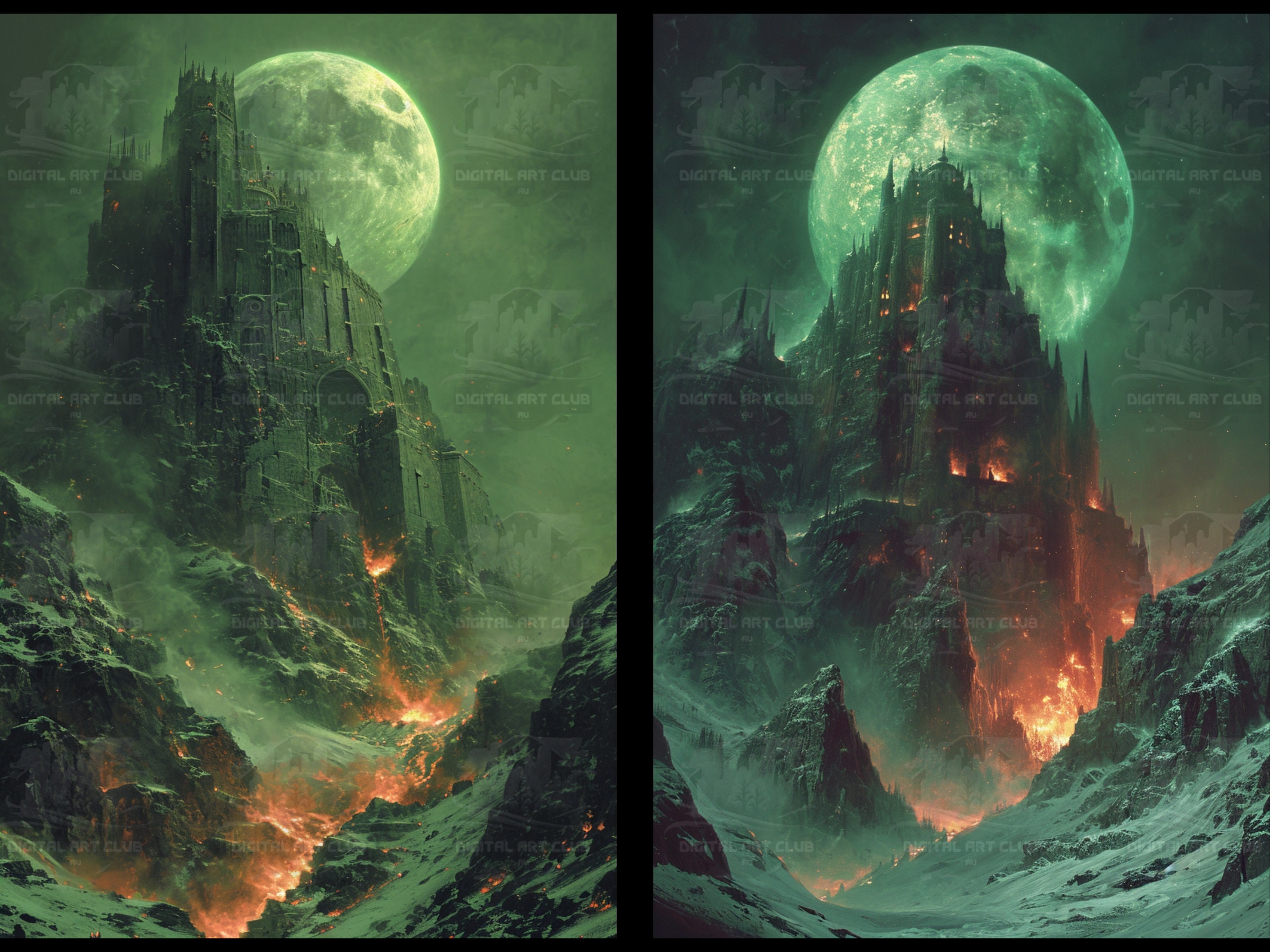 8 Darkness Palace Backdrops Overlays | Overlays for Photoshop | Studio ...