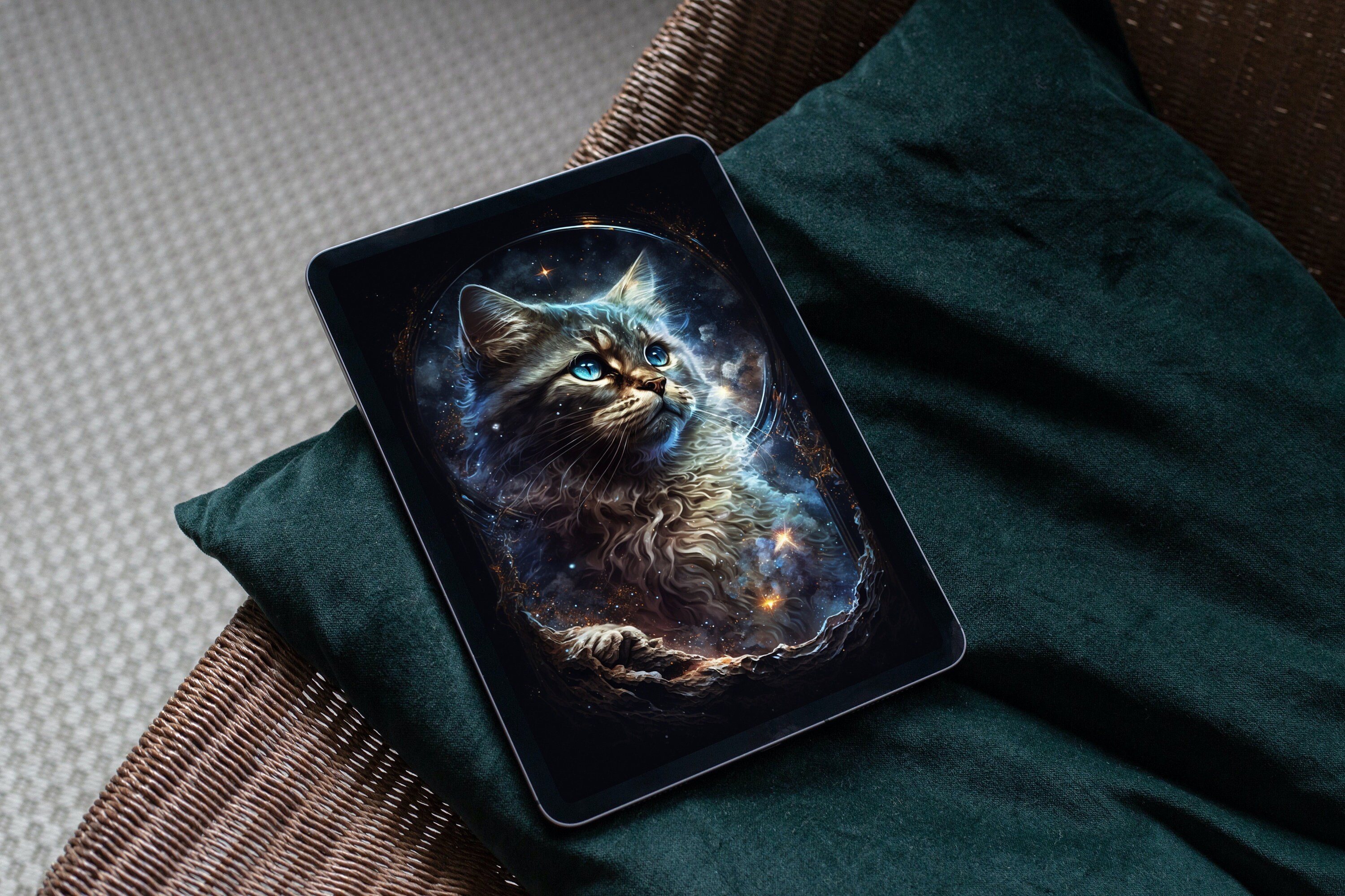 Surreal Kitty | Digital Art Print, Wall Art, AI Generated, AI Art ...