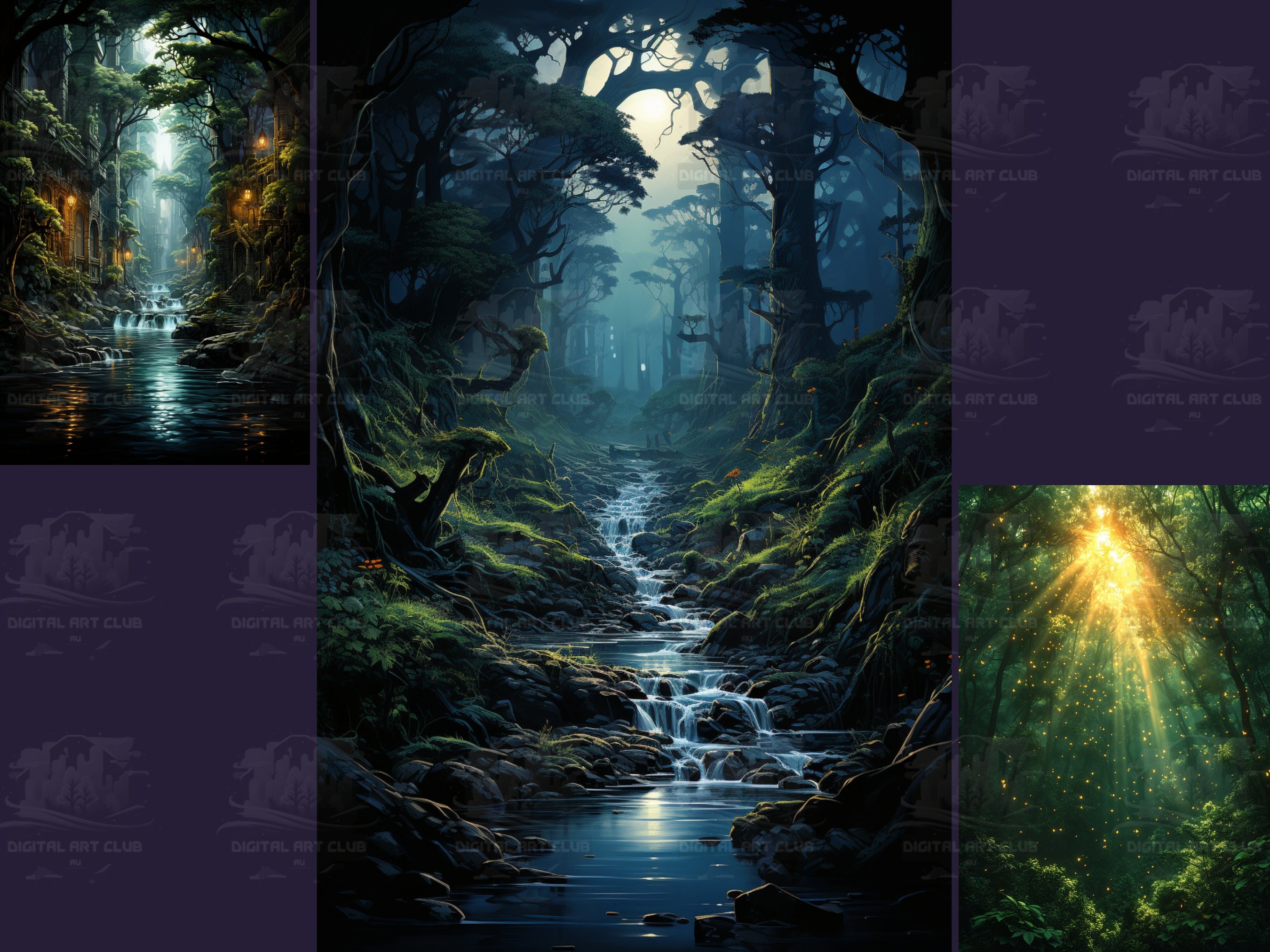 8 the Forest Backdrops Overlays | Overlays for Photoshop | Studio ...