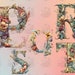 26 Watercolor Floral Alphabet Letters Clipart Magical, Fairy, Fantasy ...