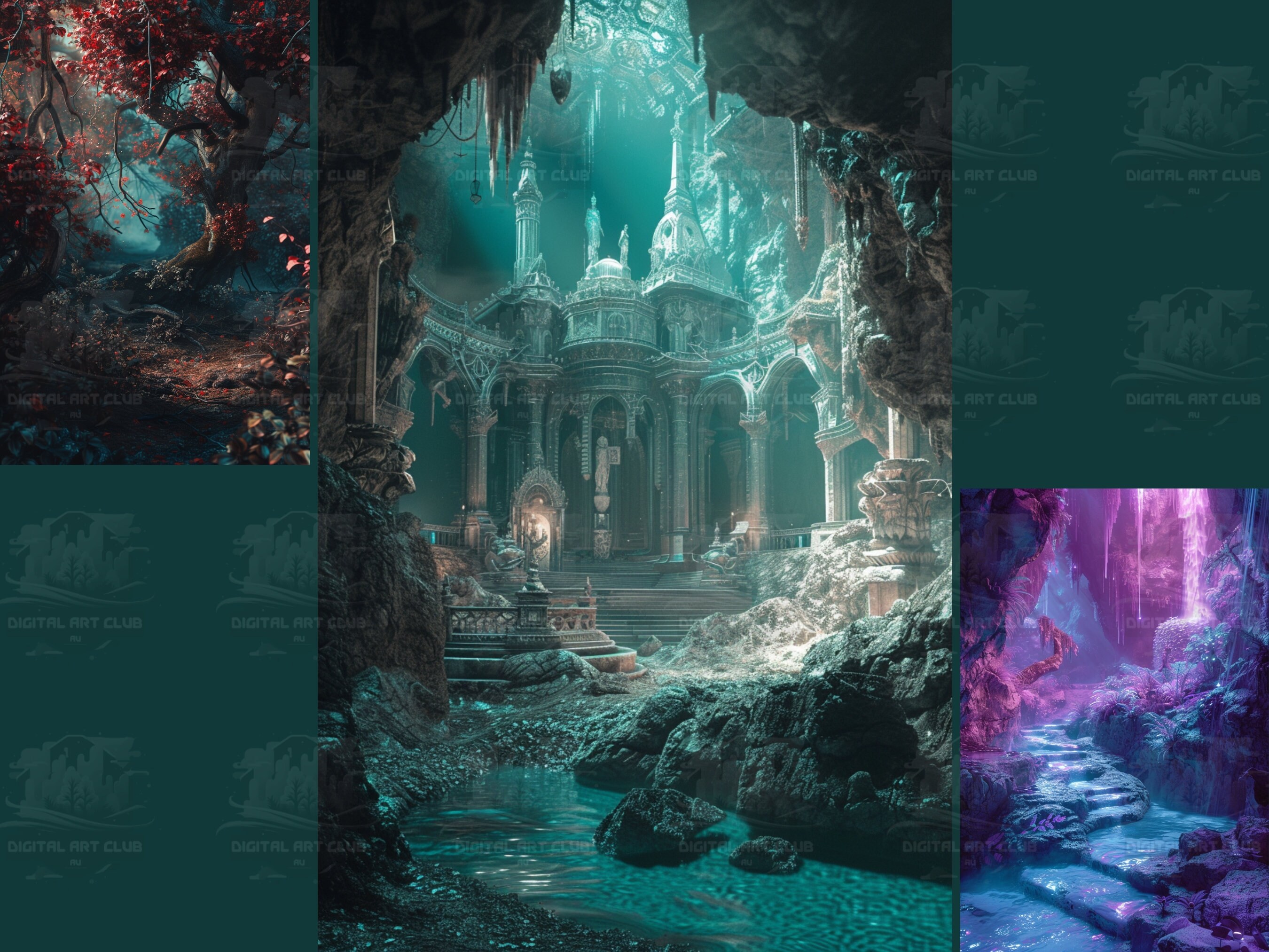 8 Fantasy Scenery V2 Backdrops Overlays | Overlays for Photoshop ...