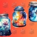 27 Magic Glass Jar Clipart Watercolor, Fantasy, Mystical PNG Clip Art ...