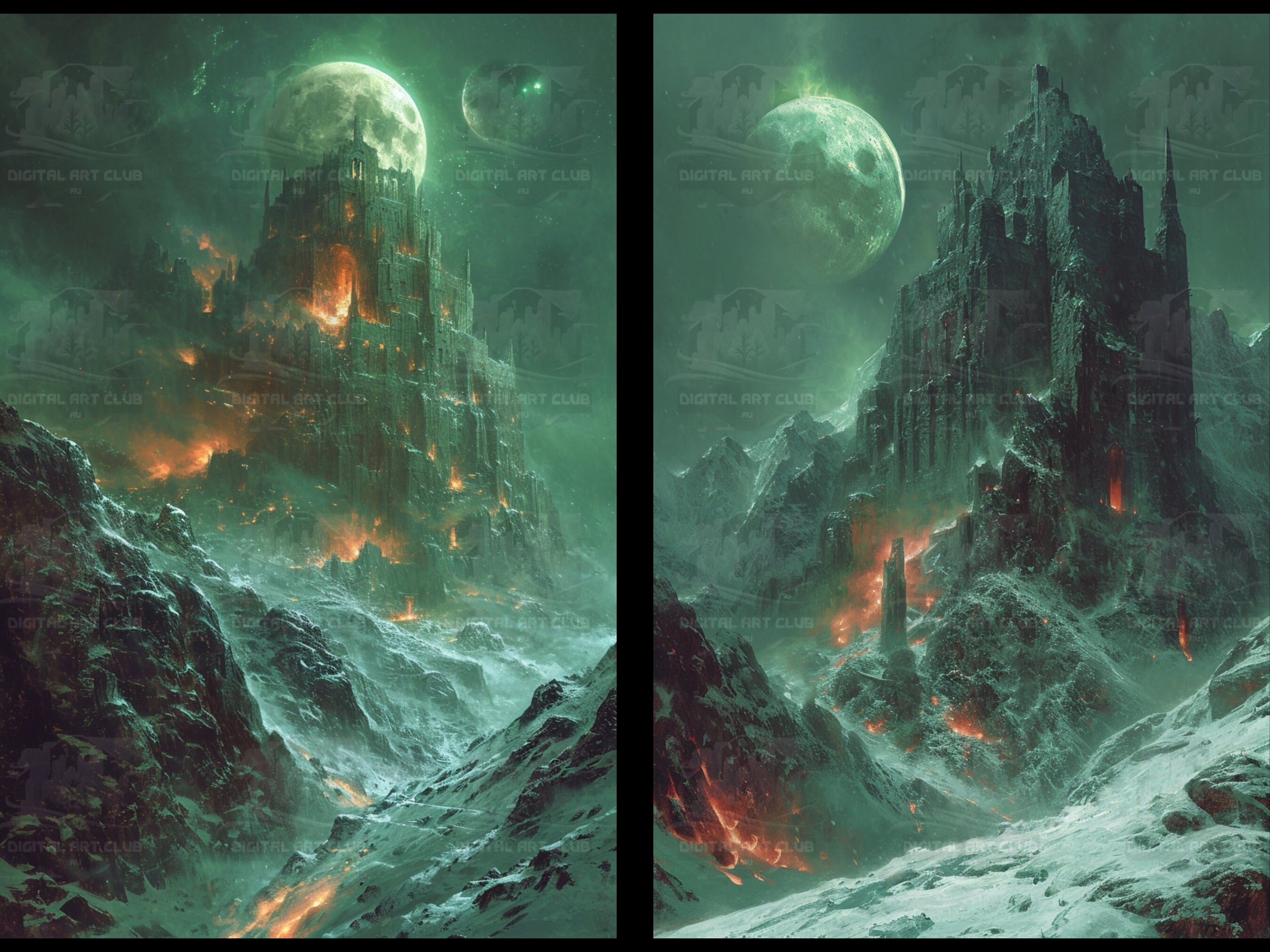 8 Darkness Palace Backdrops Overlays | Overlays for Photoshop | Studio ...