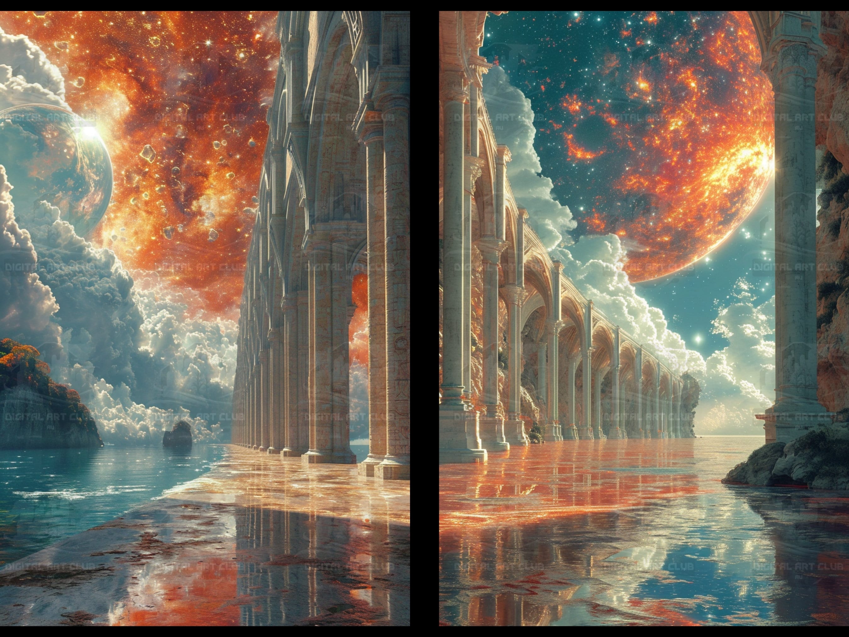 9 Fantasy Columns Backdrop Overlays | Overlays for Photoshop | Studio ...