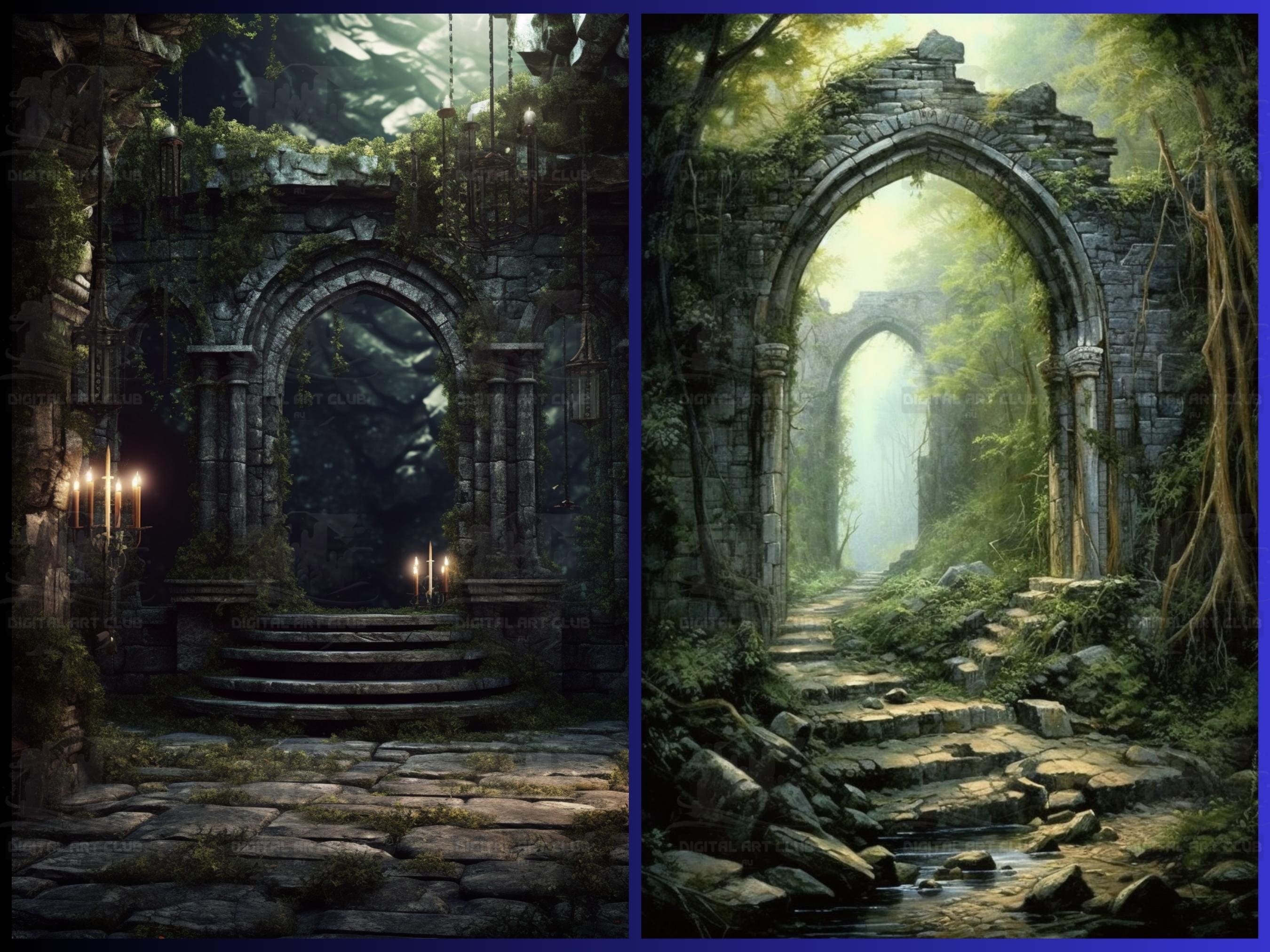 9 Ancient Ruins Backdrop Overlays | Overlays for Photoshop | Studio ...
