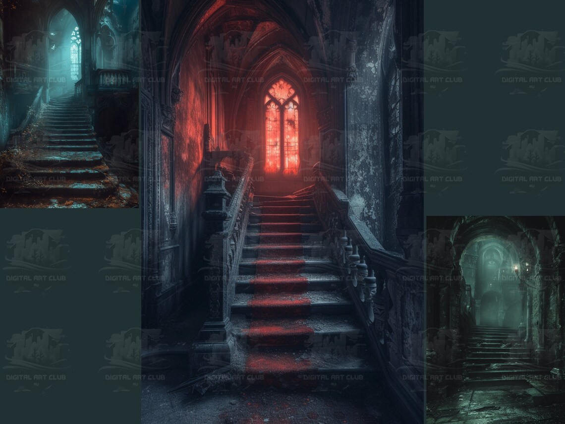 7 Darkness Academy V2 Backdrops Overlays | Overlays for Photoshop ...