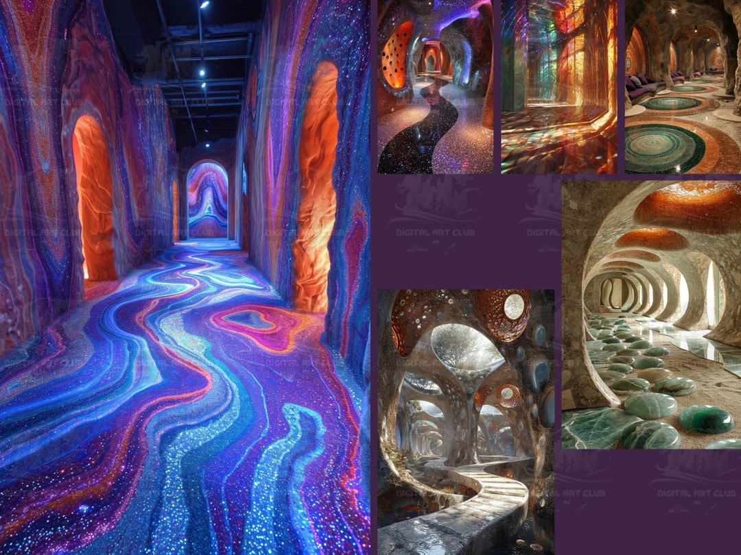 6 Abstract Pathway Backdrops Overlays | Overlays for Photoshop | Studio ...