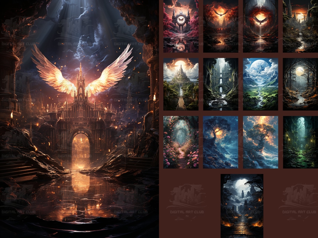 14 Mystic Land Backdrops Overlays | Overlays for Photoshop | Studio ...