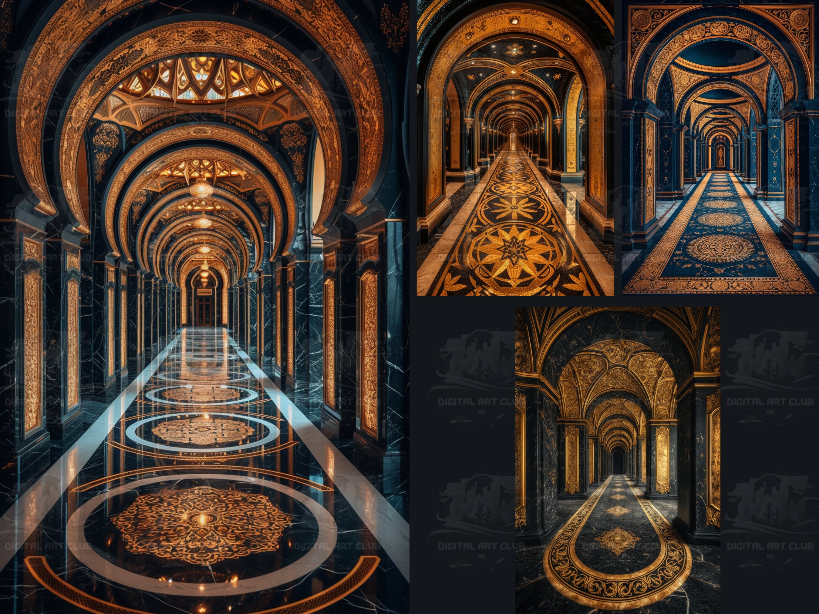 8 Endless Hall Backdrops Overlays | Overlays for Photoshop | Studio ...