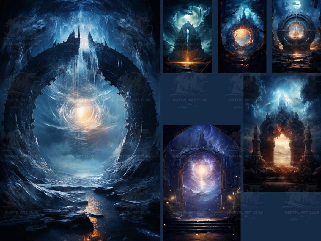 6 Magic Portal Backdrops Overlays | Overlays for Photoshop | Studio ...