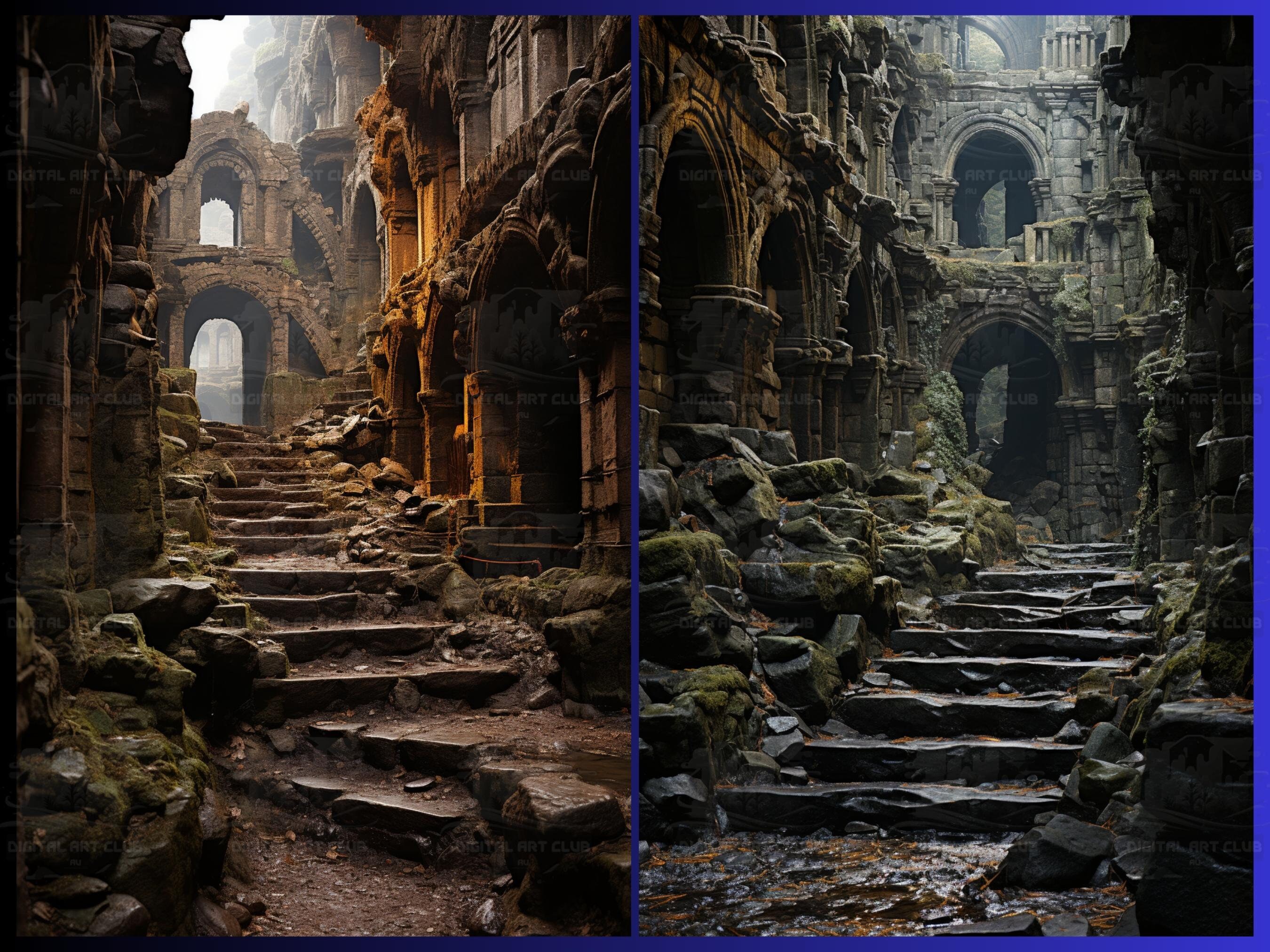 9 Ancient Ruins Backdrop Overlays | Overlays for Photoshop | Studio ...