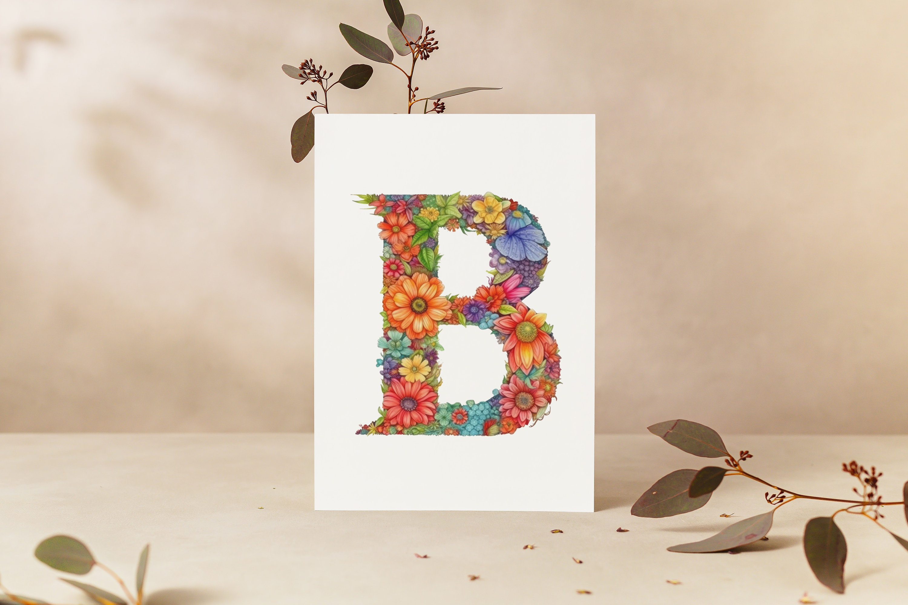 26 Tropical Floral Alphabet Letters Clipart | Flowers, Fairy, Fantasy ...