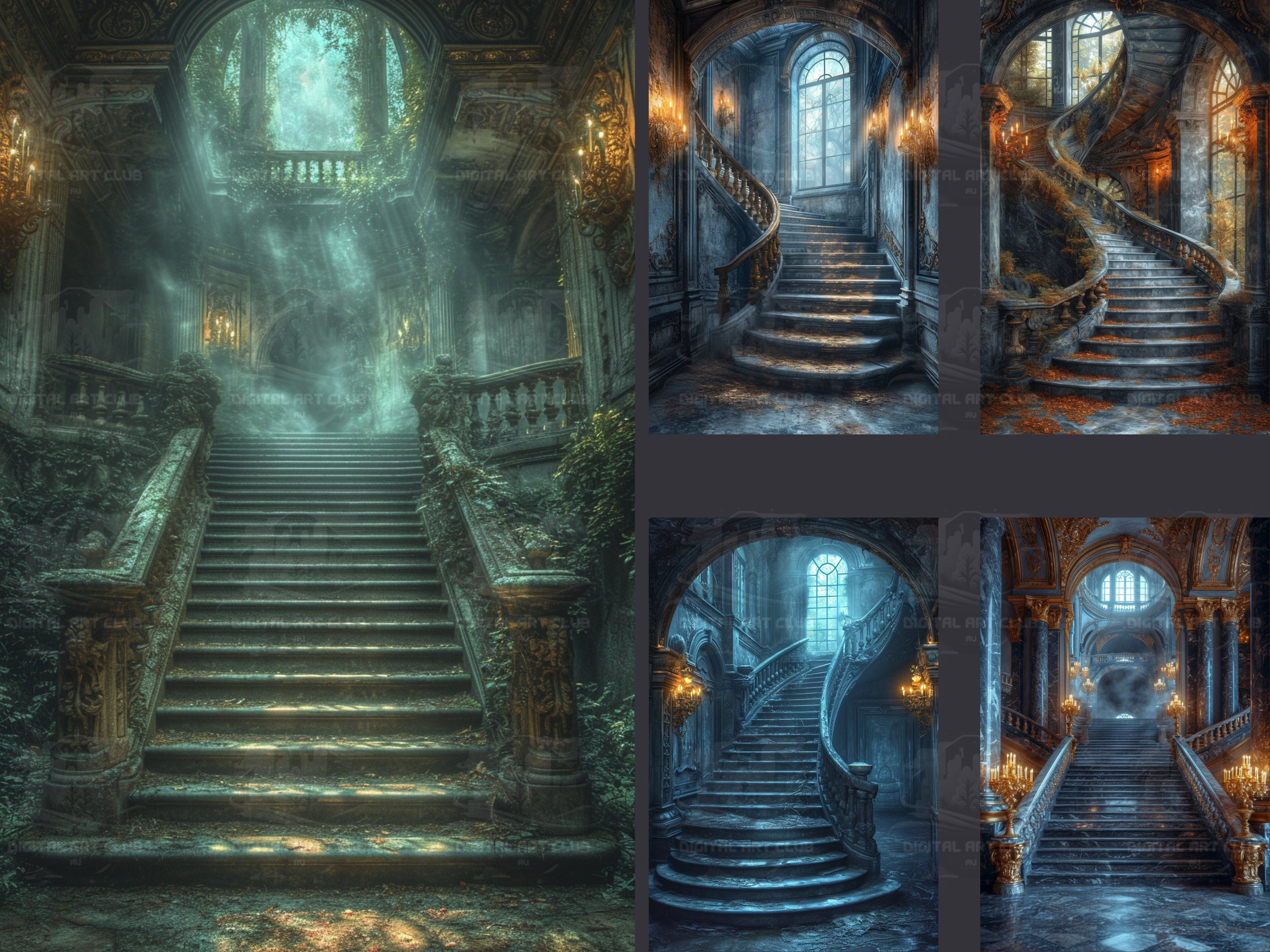 8 Stairway Backdrops Overlays | Overlays for Photoshop | Studio ...