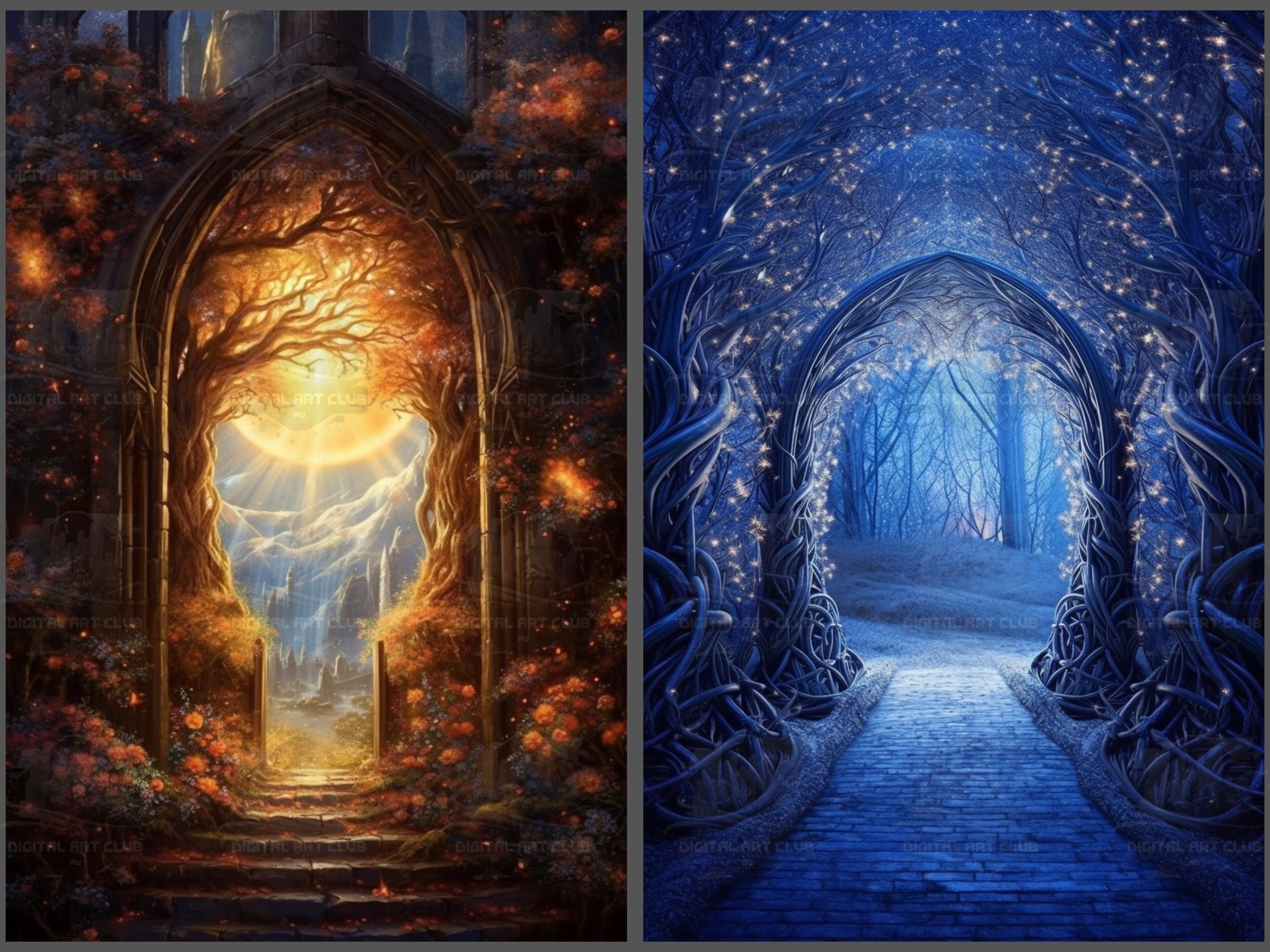 6 Magic Arch Backdrops Overlays | Overlays for Photoshop | Studio ...