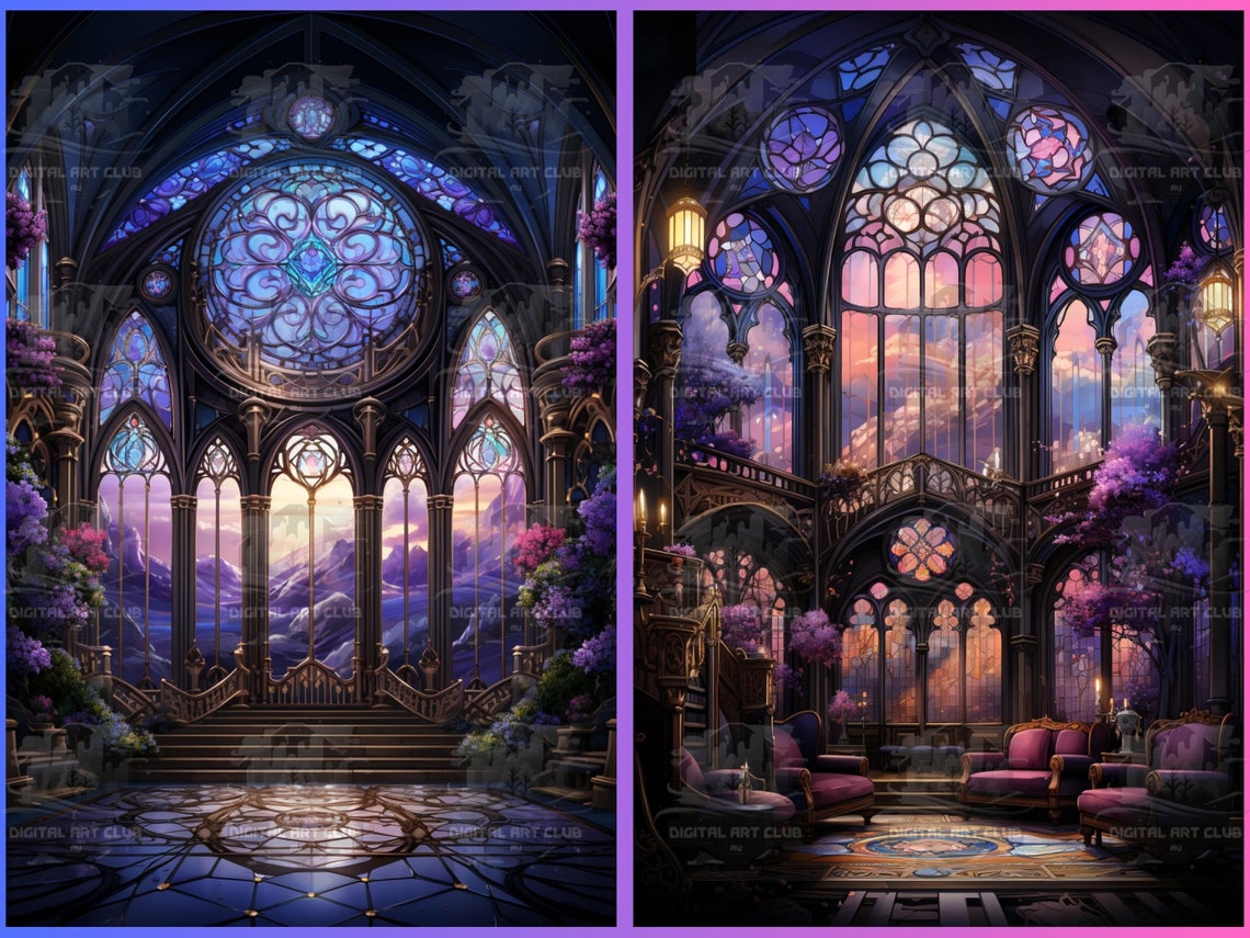 10 Fantasy Room Backdrops Overlays Overlays for Photoshop - Etsy