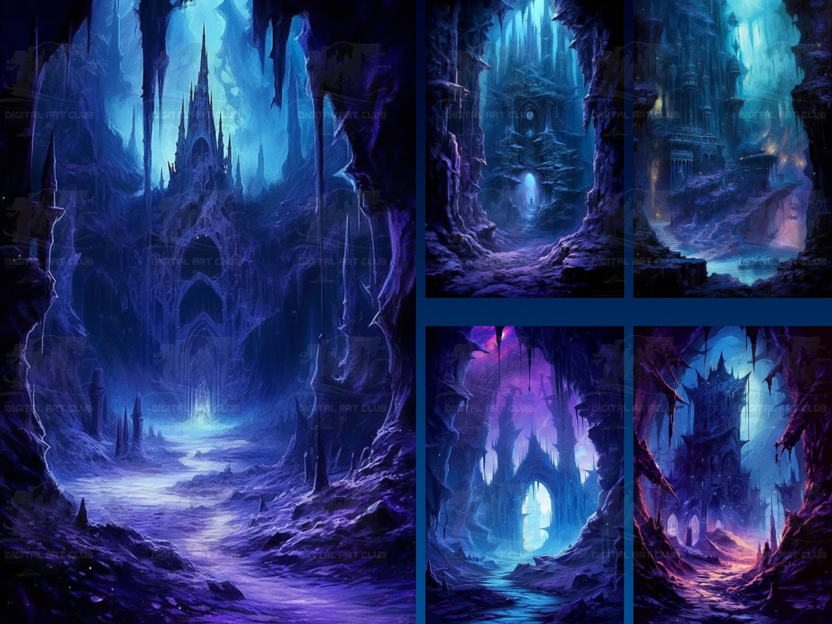 5 Fantasy World Backdrops Overlays | Overlays for Photoshop | Studio ...